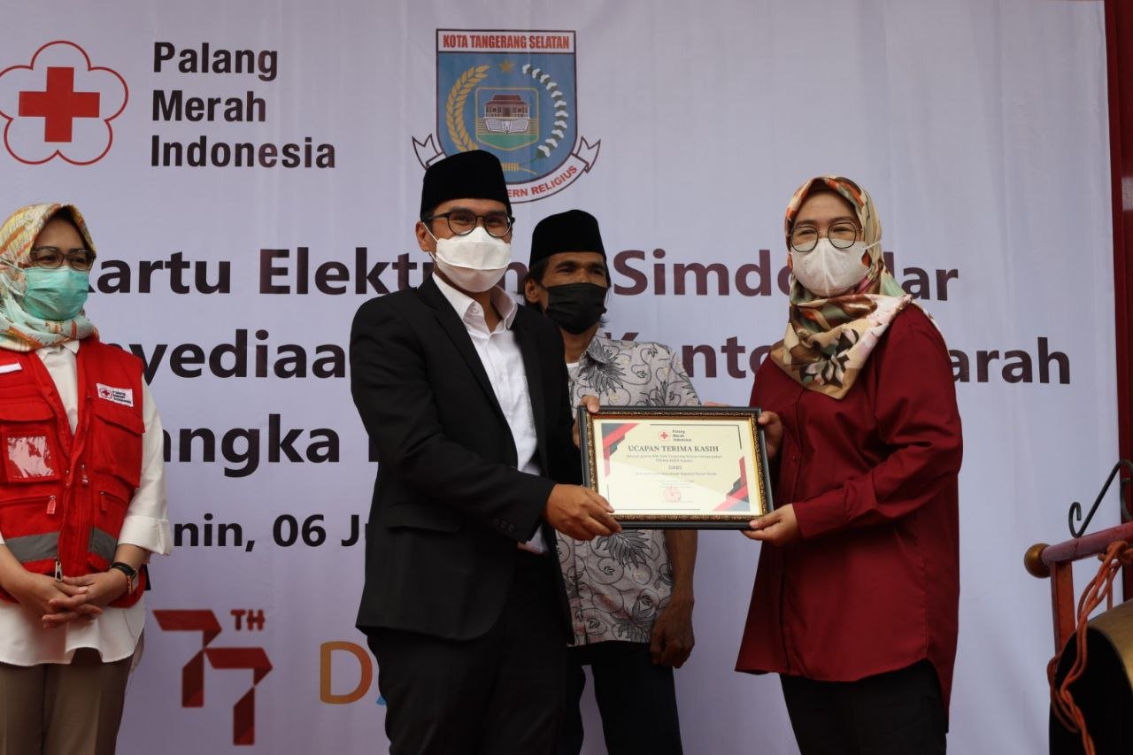 PMI Tangsel Luncurkan Kartu Elektronik Simdondar - Kabarbanten.com