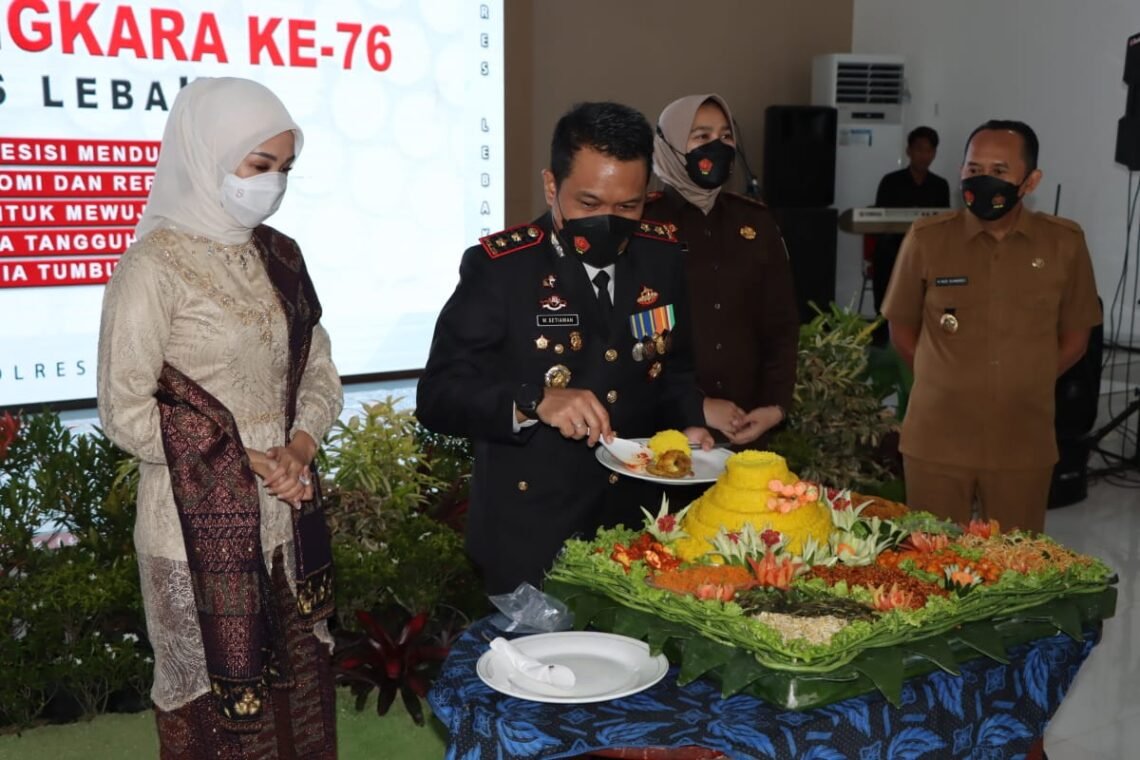 Polres Lebak Polda Banten gelar Tasyakuran Hari Bhayangkara ke-76 Tahun ...
